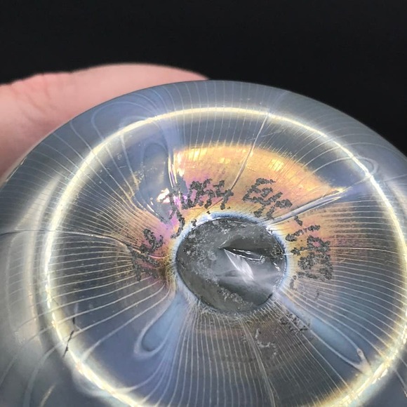 The Glass Eye | Accents | Vintage Glass Eye Studio Iridescent Art Glass ...